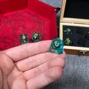 Liquid Core Dragon Dice Dice Set for Dnd Gifts , Glittering Galaxy ...