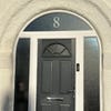 Premium Elegant Fanlight Door Numbers Etched Glass House Numbers ...
