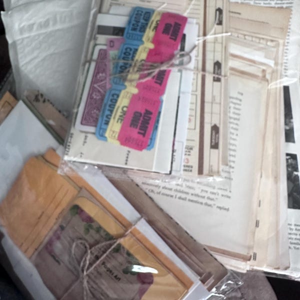 Junk Journal Tickets, Tags, and Cards, Junk Journals Embellishments ...
