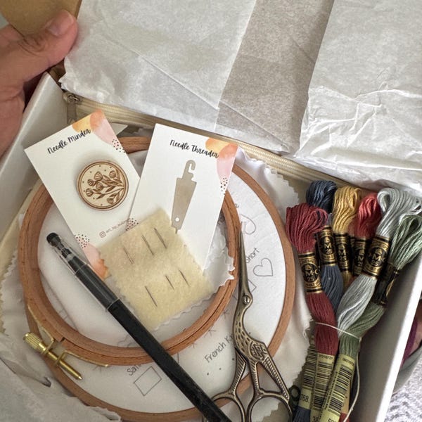 Beginner Embroidery Kit | Embroidery Kit | Embroidery Essentials ...