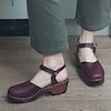 Swedish Classic Comfy Low Heel Clogs / Berkeley Light Tan Clogs ...