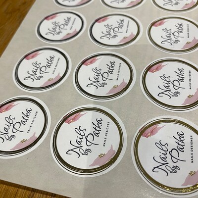 Square Logo Stickers, Business Logo Stickers, Business Stickers, Small ...