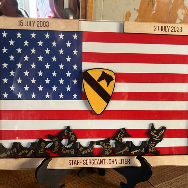 Personalized Guest Book/flag/navy/army/air Force/military/armed Forces ...