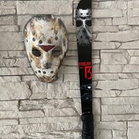 Hand-painted Machete With Jason Voorhees - Etsy Australia