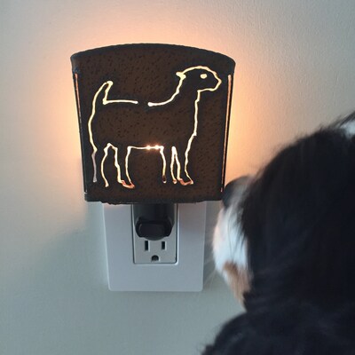 GOAT Nightlight Night Light Made of Rustic Rusty Rusted - Etsy