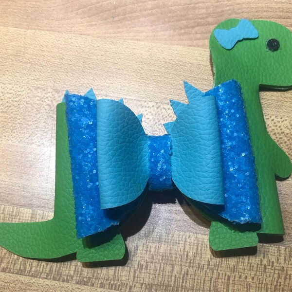 Bronto Dinosaur Bow SVG, Dino Bow SVG, Dino Party Fun Bow, Svg Files ...