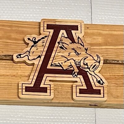 Arkansas Razorbacks Hog Head Sign - Etsy