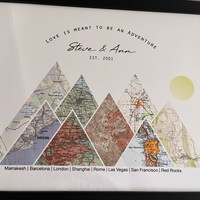 First Day Yes Day Best Day Custom Map Where It All Began - Etsy