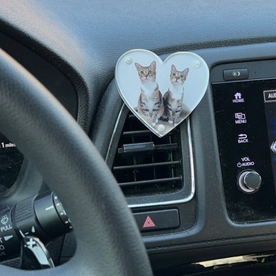 Car Photo Frame Holder, Personalized Picture Frame for Your Car's Sun ...