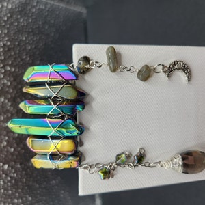 Crystal Barrette, Raw Crystal Barrette, Witchy Crystal Hair Clip ...