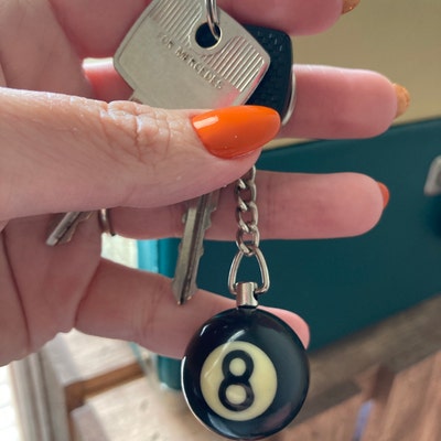 80s/90s Lucky 8 Ball Deadstock Vintage Keychain - Etsy
