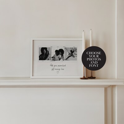 Movable Frame Photoshop Mockup for Art and Printables DIN A Vertical ...