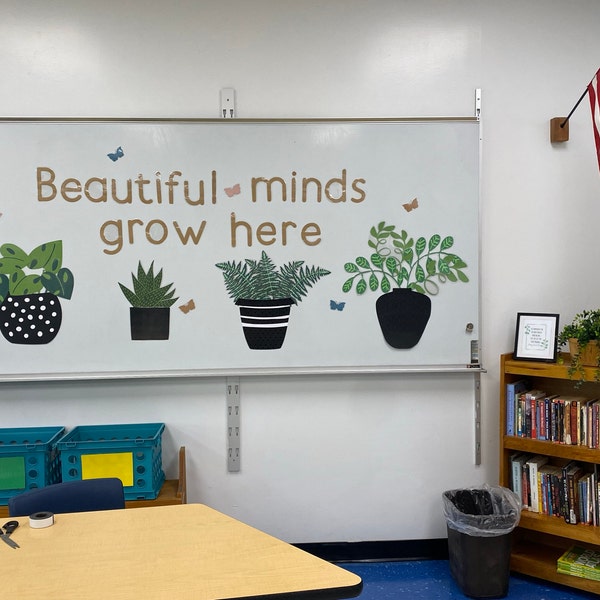 Plant Theme, Coffee Shop, Botanical Board, Pre-made, Succulent Board ...