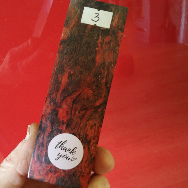 Amber Color. Stabilized Karelian Curly Birch Wood. - Etsy