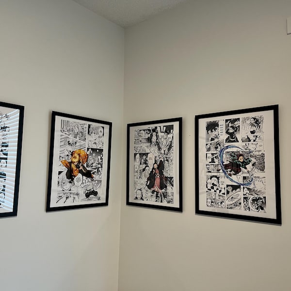Manga Poster - Kokushibo - Curated Manga Panels - Digital Print - Etsy