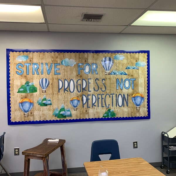 Printable Bulletin Board Display Kit - Teacher Bulletin Board – Strive ...