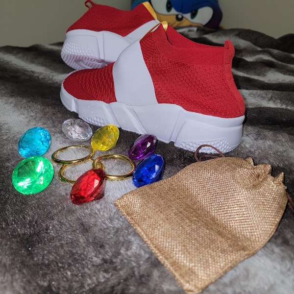 Kids Unisex Childrens Sonic Speed Shoes Custom Cosplay Shoes Sneakers ...