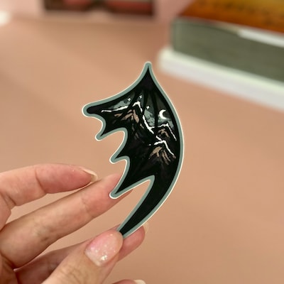 ACOTAR 'bat Wing Mountain' Sticker to the Stars Who Listen Feyre ...