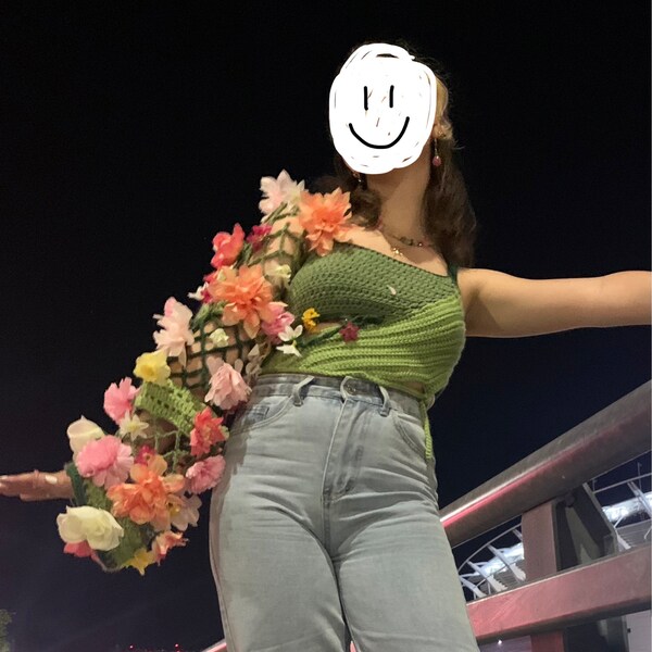 Free Form Crochet Top “amora” - Etsy