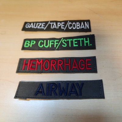 RUGGED TOUGH Tactical 2 Inch Name Tape With Hook Fastener Sewn to Back ...