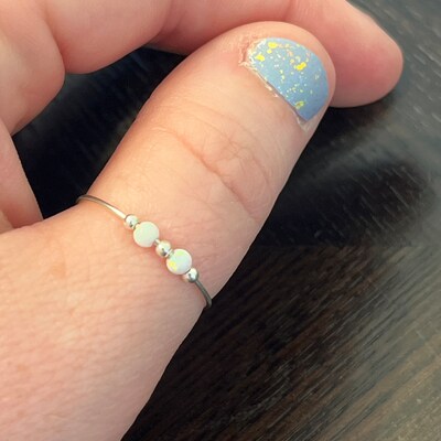 Anti Stress Anxiety Ring Stress Relief Ring Adjustable Fidget Ring ...