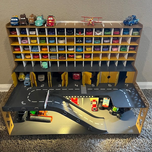 Wooden Toy Car Garage, Toy Car Storage, 3 4 5 Year Od Boy Gift, Toddler ...