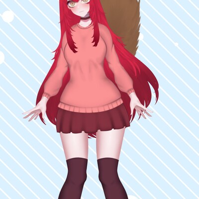 Customizable Vtuber Model art & Rig Premade - Etsy