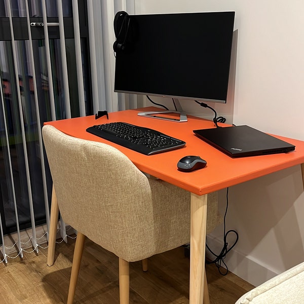 FORÉT Vinyl Topped Pattern Ply Table Colourful Bright Funky Chic Angled ...