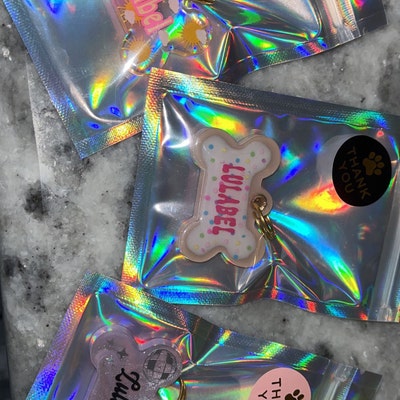 Frosted Pup Tart Resin Dog Tag, Pet Name Tag, Dog Tag Custom, Food Dog ...