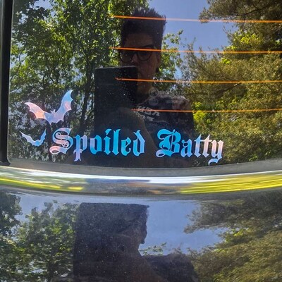 Spoiled Bat Decal Bat Decal Spooky Bitch Spooky Bitches Only Goth ...