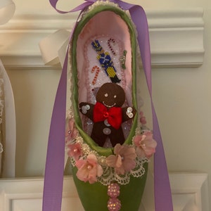 Decorated Pointe Shoe: Nutcracker,kingdom of Sweets, Gingerbread ...