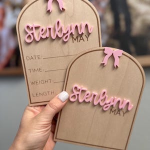 Personalized Acrylic Bow Bag Tag Coquette Bow Keychain Custom Bow Name ...