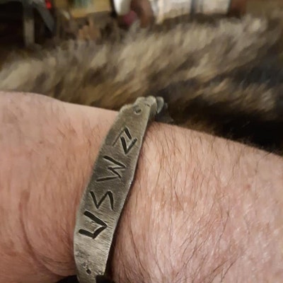 Forged Viking Rune Fire Striker Charm Necklace Keychain - Etsy