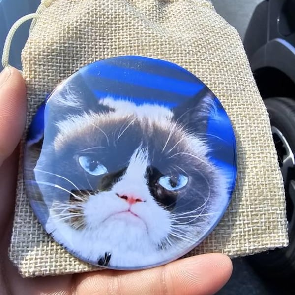Custom Round Fridge Photo Magnets | 3 Inches |transform Pet, Family ...