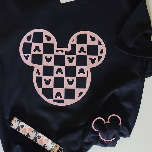 Checkered Retro Mouse -SVG - PNG - Etsy