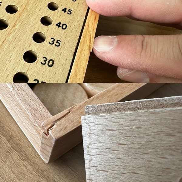 Scoring Track for Crokinole, Storage Box With Pegs and 28 Discs! - Etsy