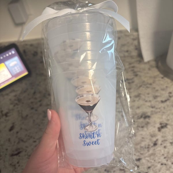 PERSONALIZED Summer Party Cups | La Dolce Vita Party | Personalized ...