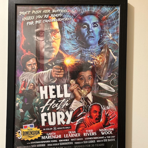 Red Dwarf 'psirens' Signed Limited Edition A3 Vintage Poster. Retro ...