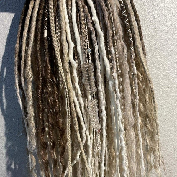Dreadlocks Like Your Hair. Synthetic Dreadlocks. Curly Synthetic Dreads ...