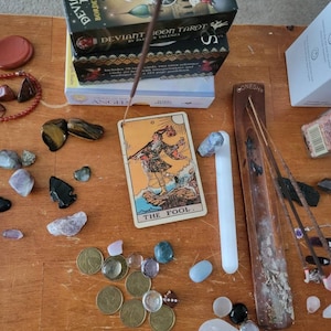 Wheel of Fortune Tarot Card Keychain Wheel of Fortune Gift | Etsy