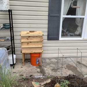 Digital Plan for a DIY 3 Tier Worm Composting Bin - Etsy