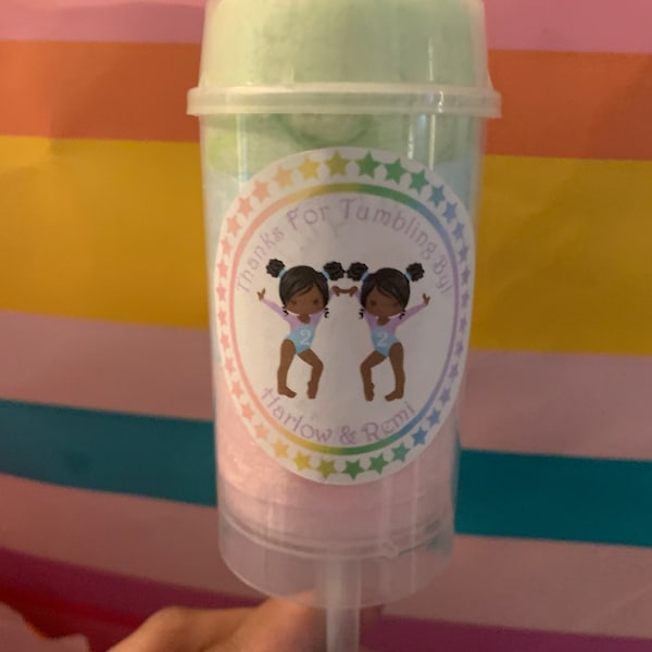 Push Pop Cotton Candy Party Favors - Gourmet Cotton Candy - Birthday ...