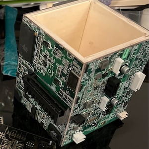 Circuit Board Pencil Pen Holder, Computer Industrial Look, With ...