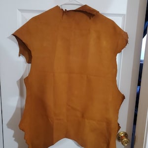 2-4 Oz. SAND Buffalo Bison Suede Leather Hide for Native - Etsy
