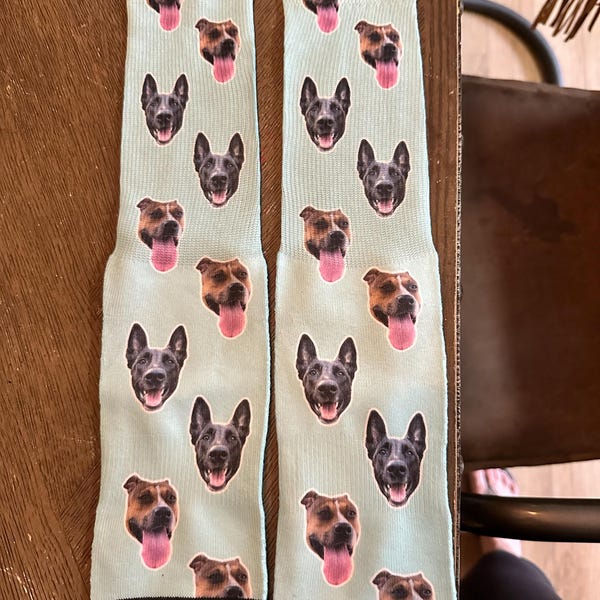 Custom Face Socks, Personalized Photo Socks, Picture Socks, Face on ...