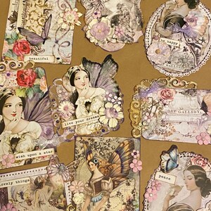 A-4011 Stamperia Passion Shabby Chic Handmade Paper Embellishments and ...
