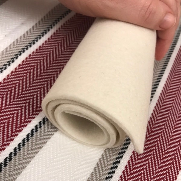 White Thick 3mm Wool Felt | Thick Wool Felt | 100% Wool Felt | White ...