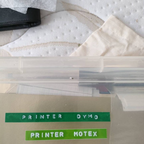 Retro Motex E101 Purple Embossing Tape Label Making Gun With 1 Roll of ...