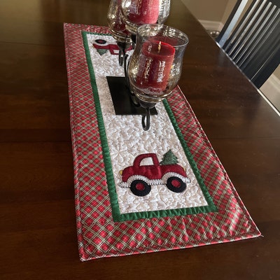 Winter Trees Table Runner Pattern PDF - Etsy