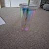 Custom Bling Glass Can, Bedazzled Glass Can With Lid and Straw ...